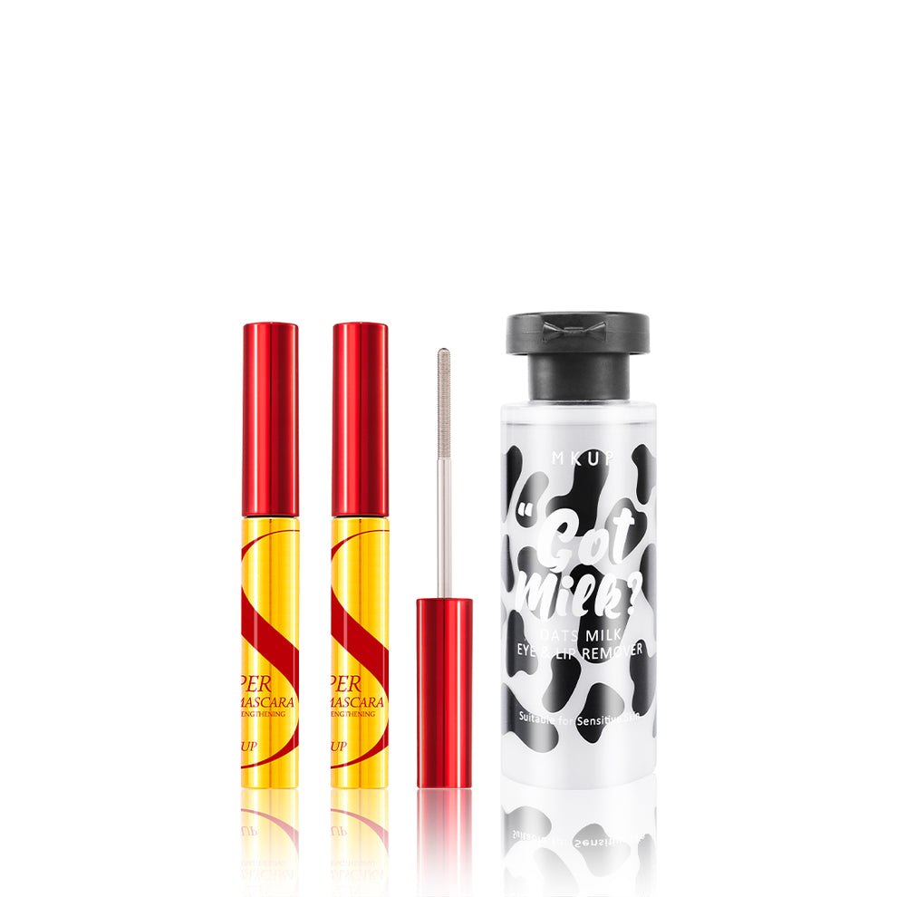 MKUP Super Lengthening Mesmerizing Power Mascara Bundle Set
